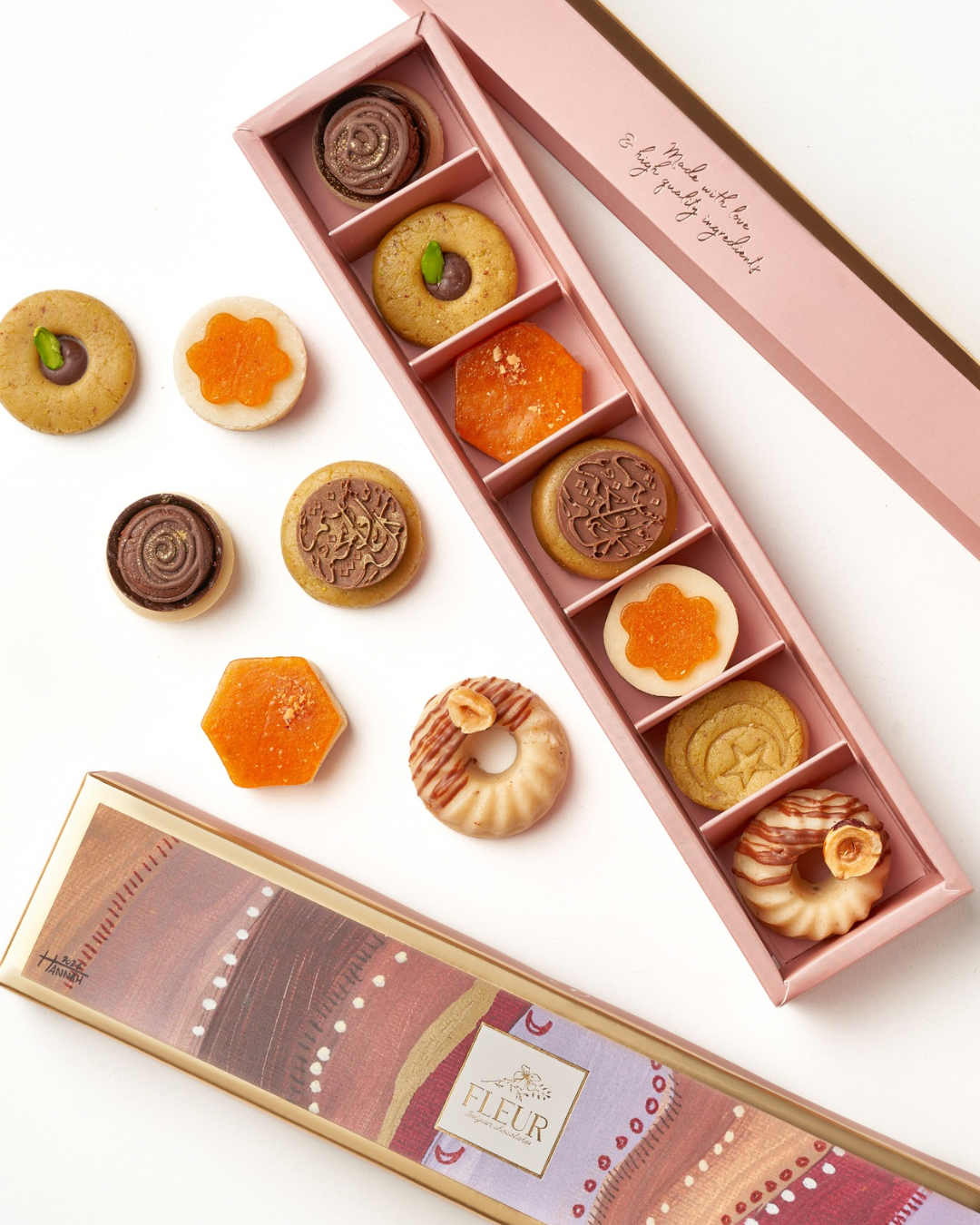 Belgian Chocolate Marzipan 7 Pieces (7 Flavors) – Fleur